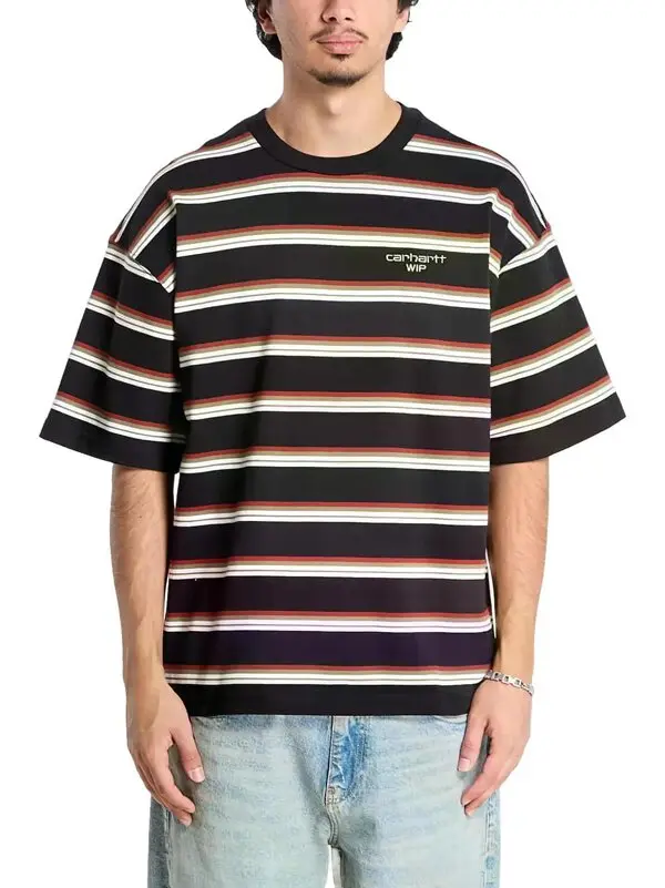 Carhartt Work In Progress Striped Holm T-shirt - Black