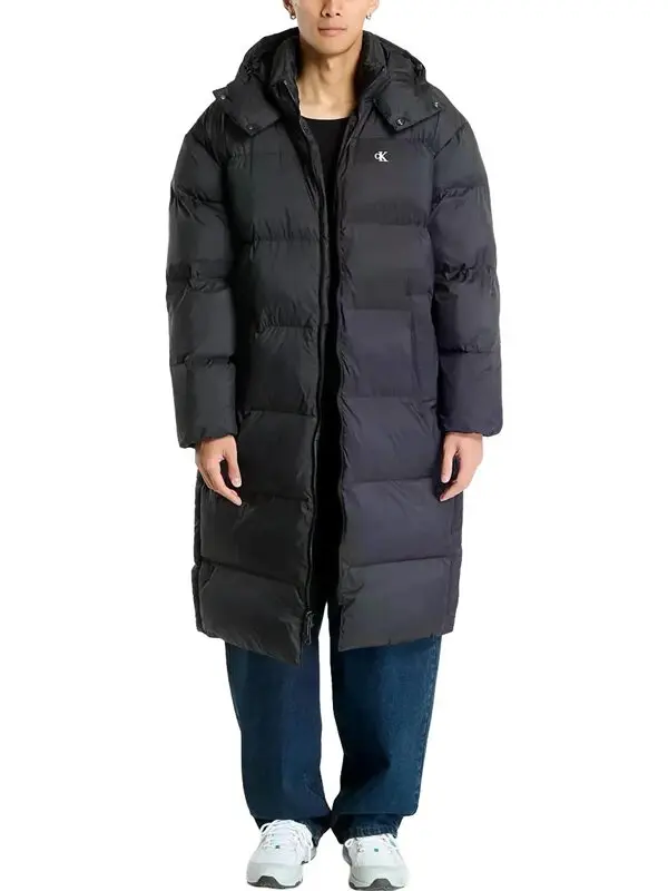 Calvin Klein Hooded Padded Coat - Black