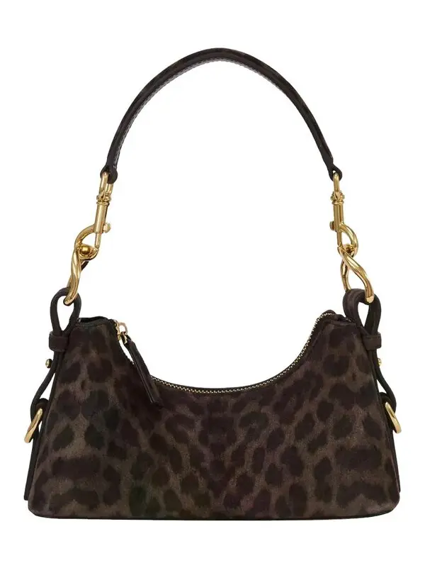 POTAMY Leopard Print Shoulder Bag - Brown