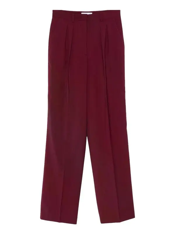 MANUEL RITZ Wool Trousers - Red