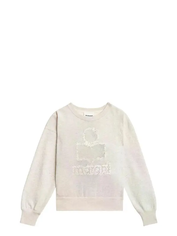 MARANT ETOILE Logo-printed Sweatshirt - Neutrals
