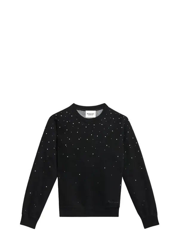 MARANT ETOILE Riseda Studded Sweatshirt - Black