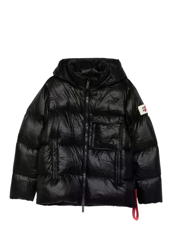 AFTER/LABEL Katalla Hooded Padded Coat - Black