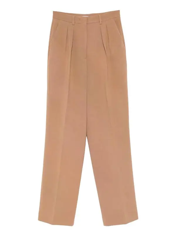 MANUEL RITZ Pleated Trousers - Brown