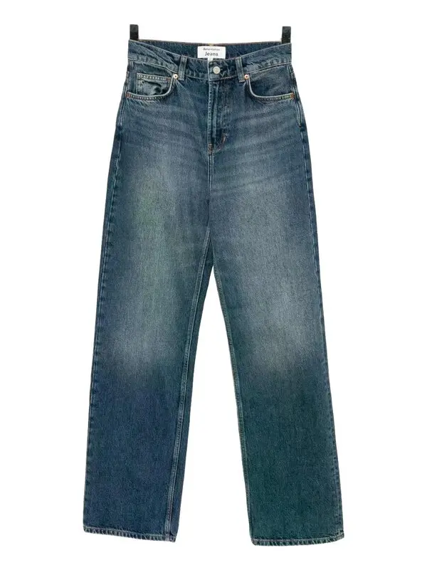 REFORMATION Wilder Straight Leg Jeans - Blue