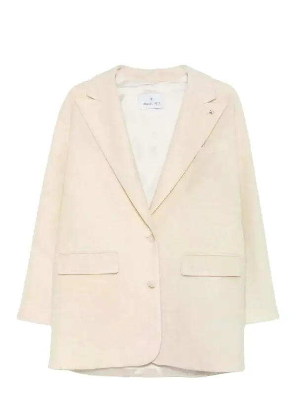 MANUEL RITZ Flap-pocket Coat - Neutrals