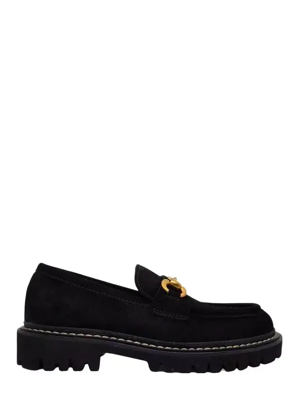 HENDERSON BARACCO 35mm Suede Loafers - Black