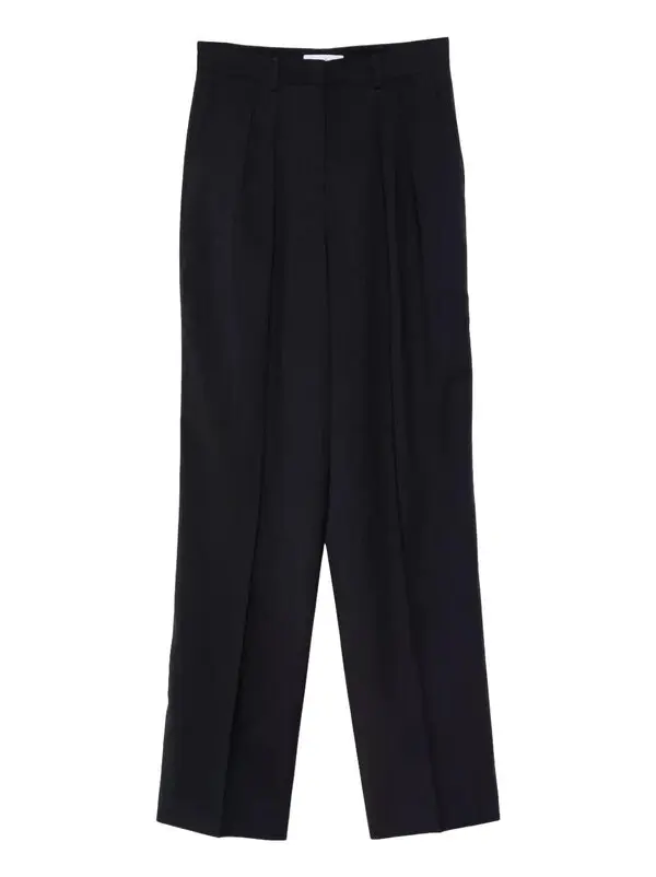 MANUEL RITZ Wool Trousers - Blue