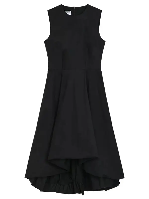 Moschino Asymmetric Midi Dress - Black