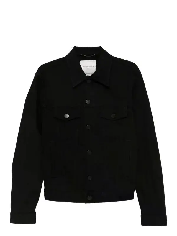 Jacob Cohen Point-collar Jacket - Black