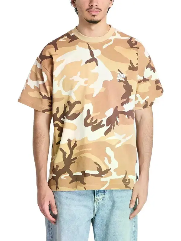 PATTA Camouflage-pattern T-shirt - Neutrals
