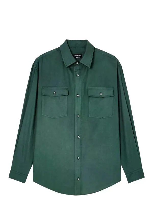 Giorgio Armani Long-sleeve Shirt - Green