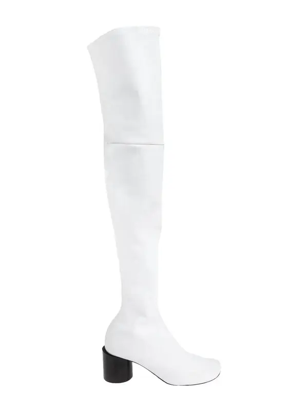 JIL SANDER 60mm Block-heel Over-the-knee Boots - White