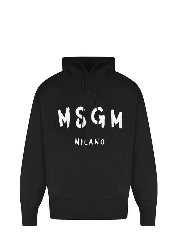 MSGM Cotton Sweatshirt - Black