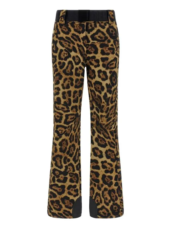 Goldbergh Softshell Animalier Print Ski Pants - Brown