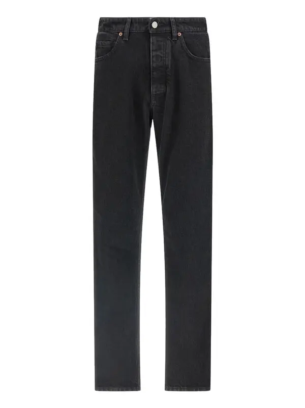 MAISON MARGIELA Taped Straight Leg Jeans - Black