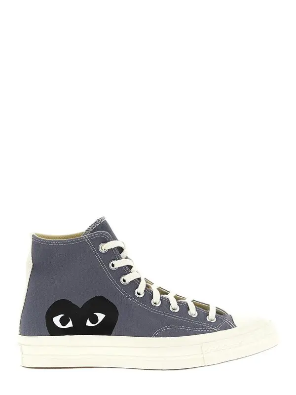 Play Comme Des Garcon Converse X Chuck 70 High-top Sneakers - Gray