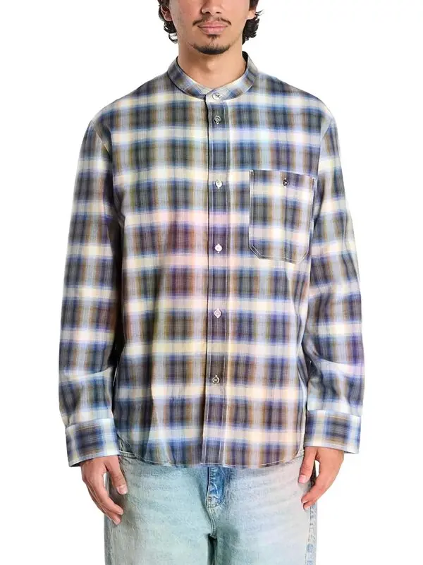A.p.c. Thomas Plaid Pocket Shirt - Blue