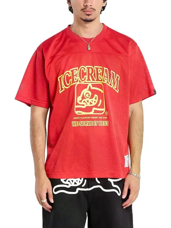 ICECREAM Logo-print T-shirt - Red