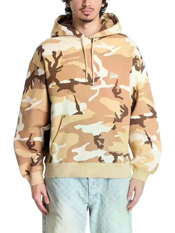 PATTA Camouflage Print Hoodie - Neutrals