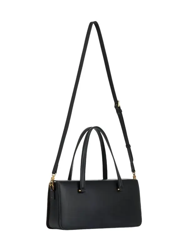 POTAMY Medium Elongated Tote Bag - Black