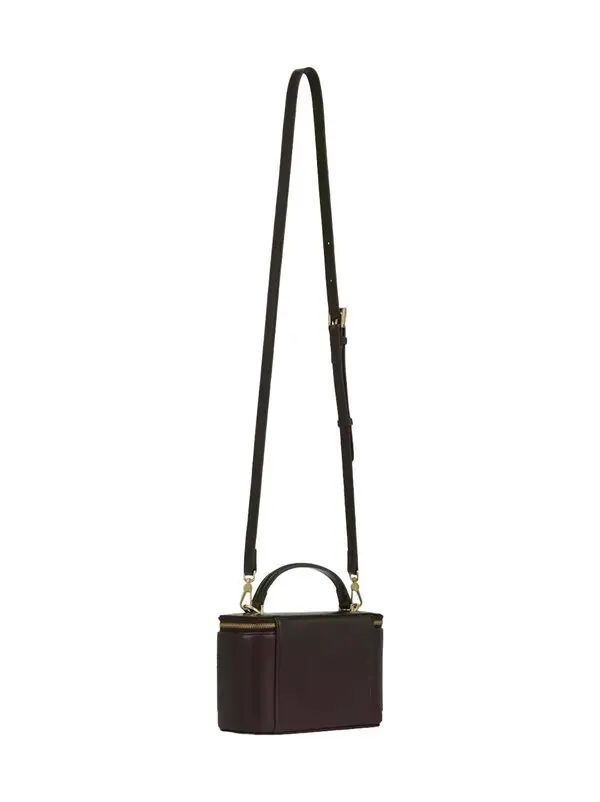 POTAMY Top-handle Zip Mini Bag - Brown
