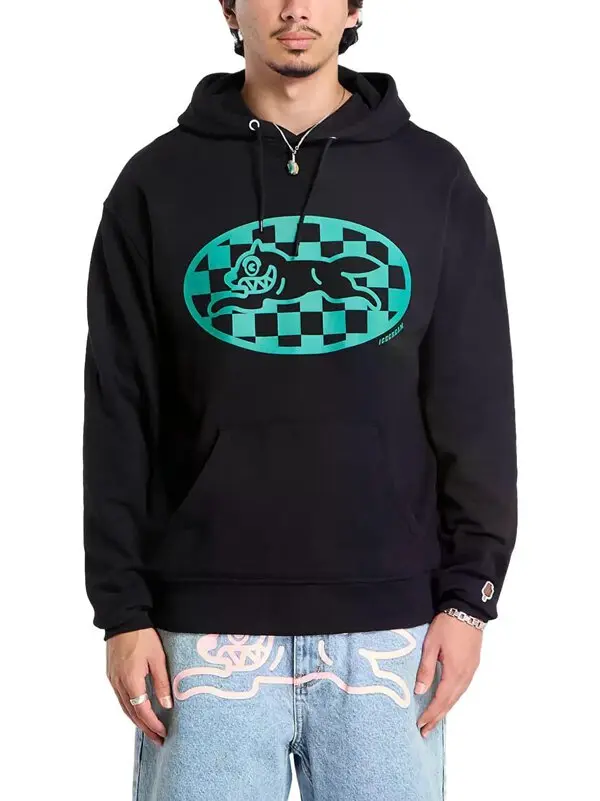 ICECREAM Cotton Hoodie - Black