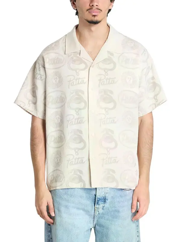 PATTA Serpentes Summer Shirt - Neutrals