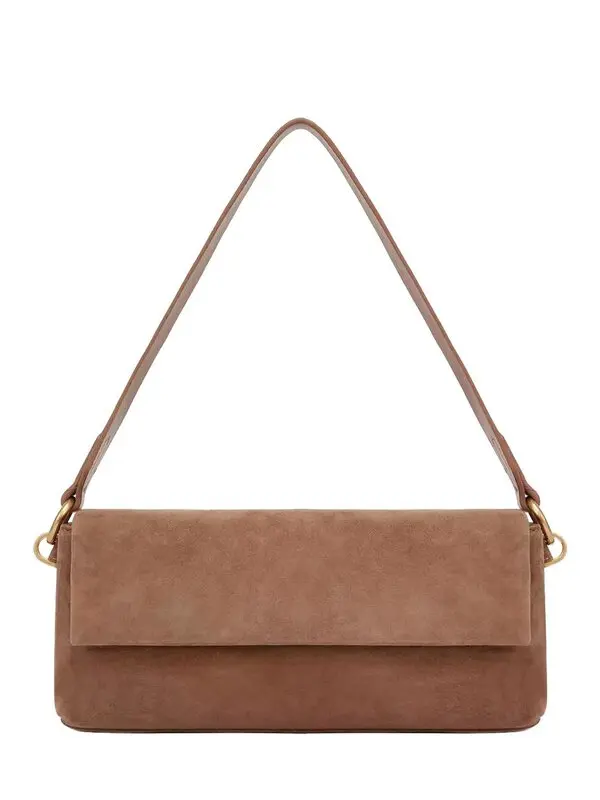 POTAMY Laconic Shoulder Bag - Brown