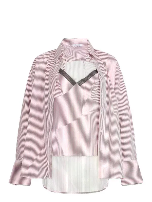 Liu Jo Striped Button-down Shirt - Pink