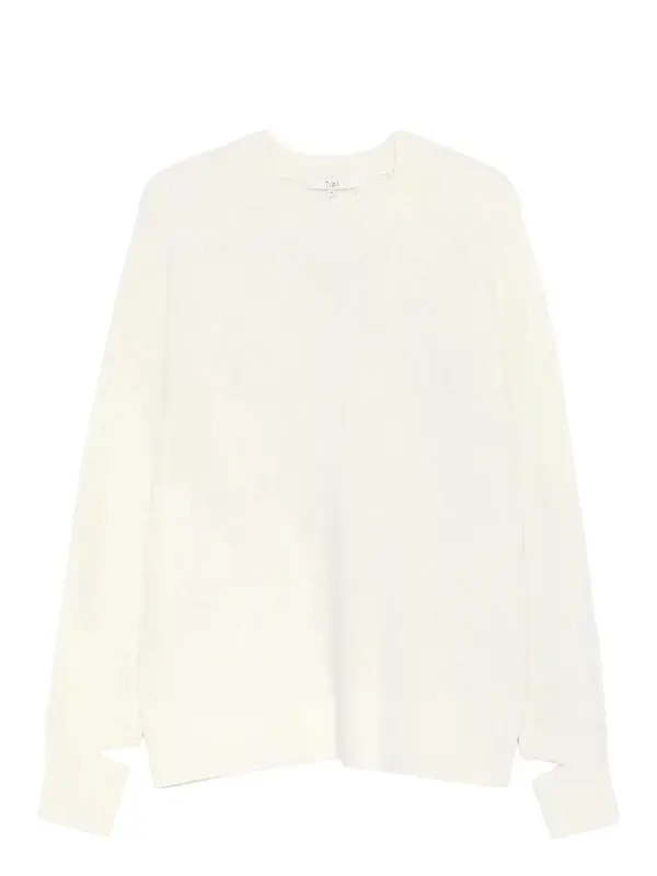Tibi V-neck Sweater - Neutrals