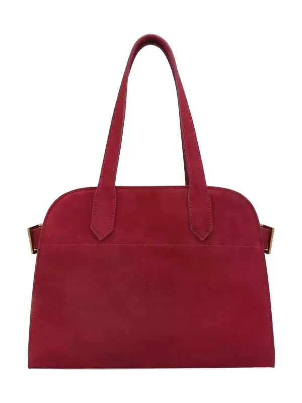 POTAMY Suede Tote Bag - Red