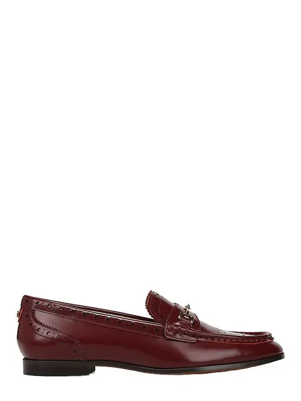Sam Edelman Liona Hardware Loafers - Red