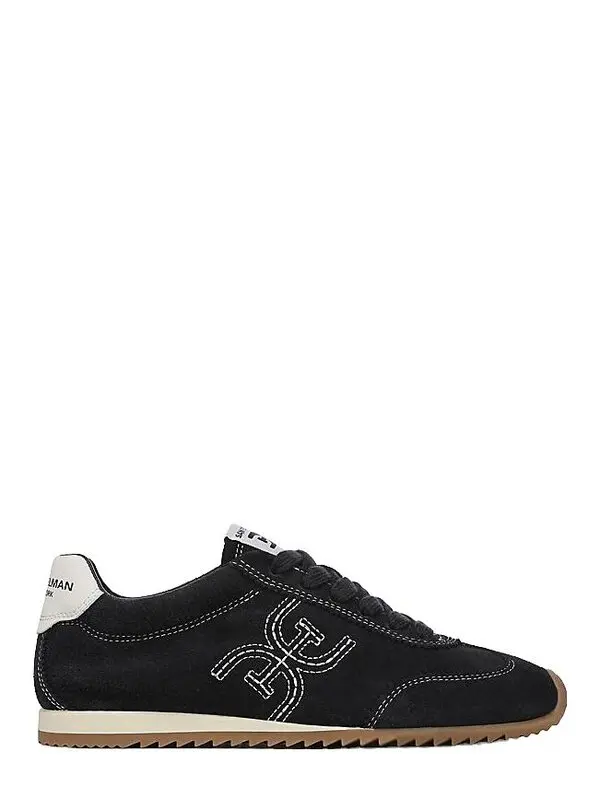 Sam Edelman Leather Isella Sneakers - Navy