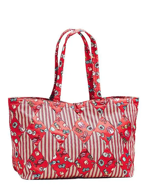 VERA BRADLEY X Hathaway Tote - Diamond Patchwork Somethin' Sweet