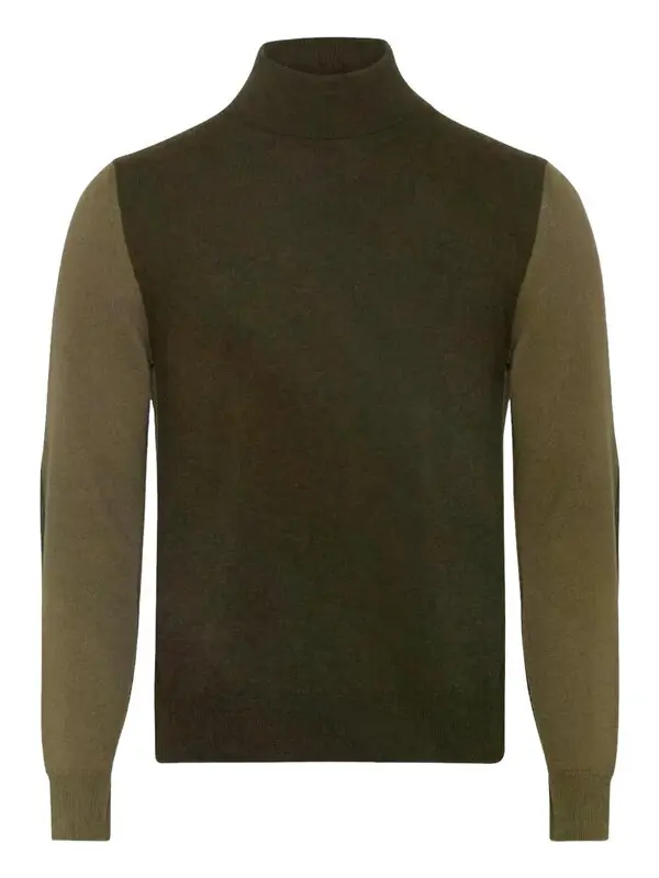 MAISON MARGIELA Ribbed Turtleneck Sweater - Green