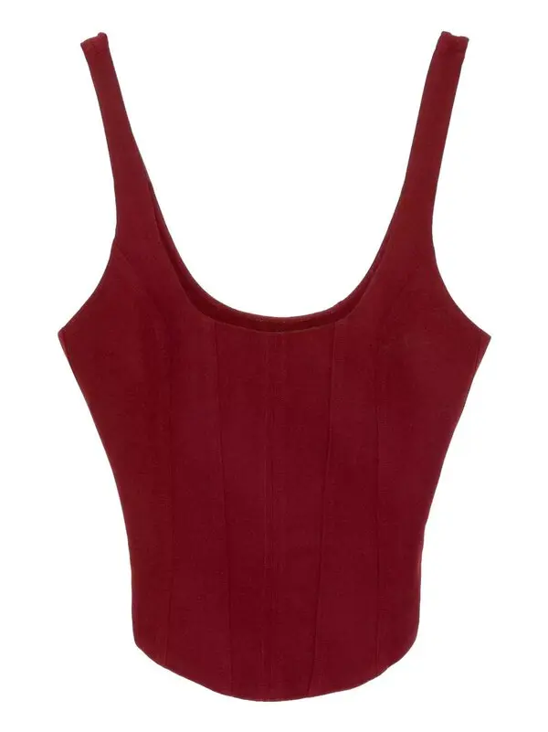 REFORMATION Seren Top - Red