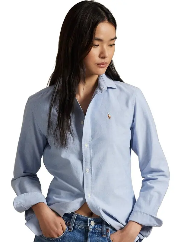 Ralph Lauren Slim Fit Oxford Shirt - Blue