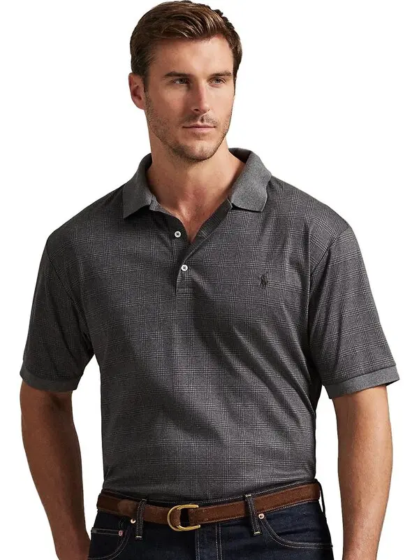Ralph Lauren Glen Plaid Soft Cotton Polo Shirt - Fairway Glen  Med Flannel