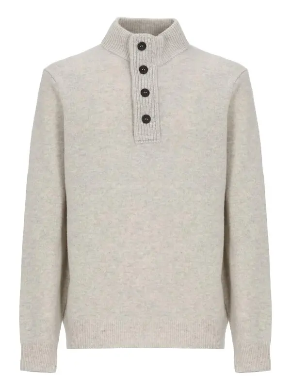 Barbour Wool Sweater - Grey