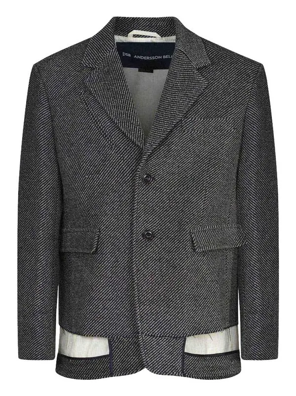 Andersson Bell Wool-blend Jacket - Grey