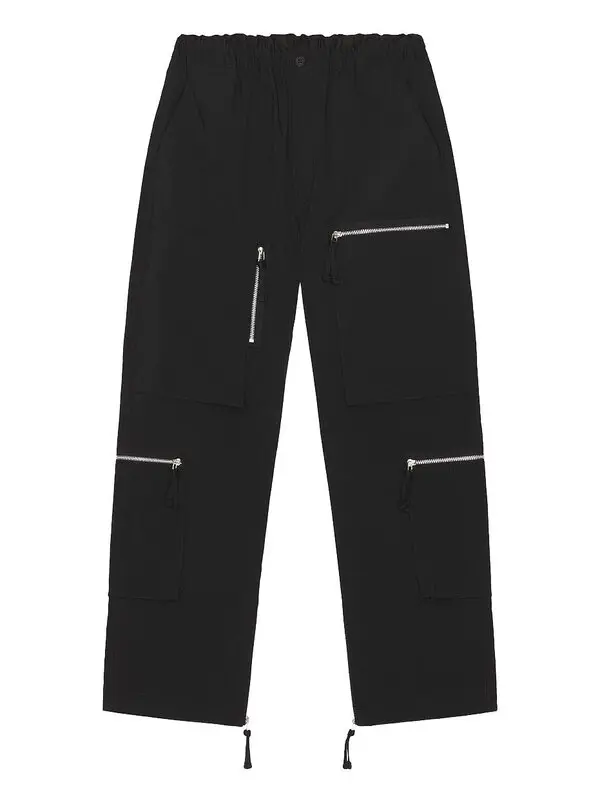 Comme Des Garçons Zipper Cargo Pants - Black