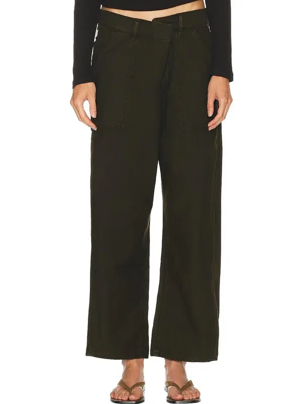 Citizens Of Humanity Ines Crop Utility Trouser - Moss