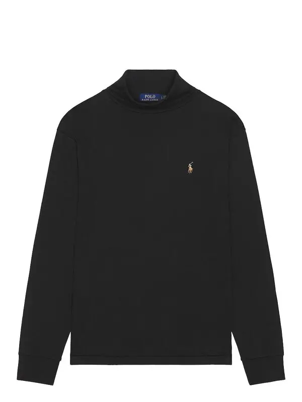 Polo Ralph Lauren Long Sleeve Soft Touch Turtleneck Pullover - Black