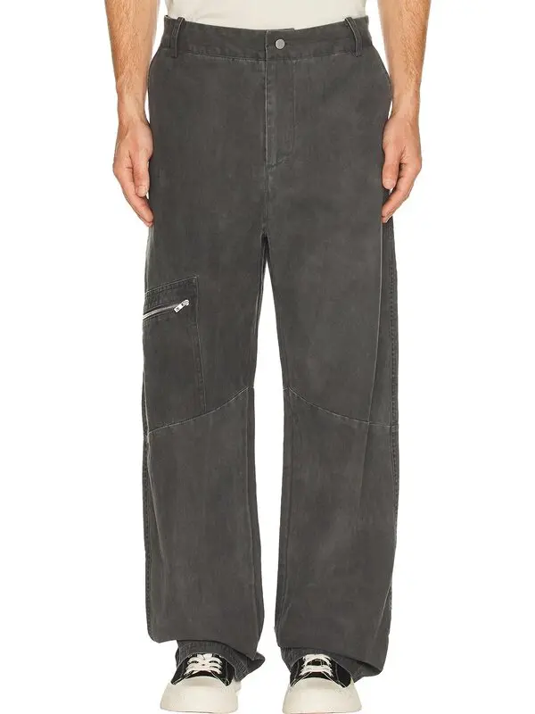 REPRESENT Workwear Pant - Washed Black