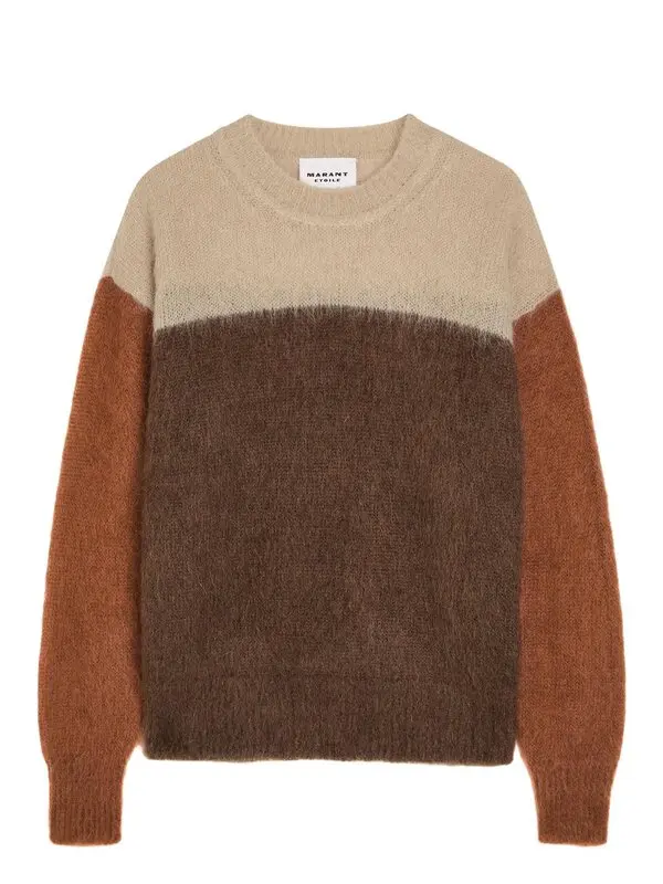Isabel Marant Madeline Mohair-blend Jumper - Red