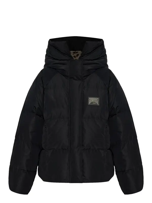 Dolce & Gabbana Hooded Insulated Jacket - Black