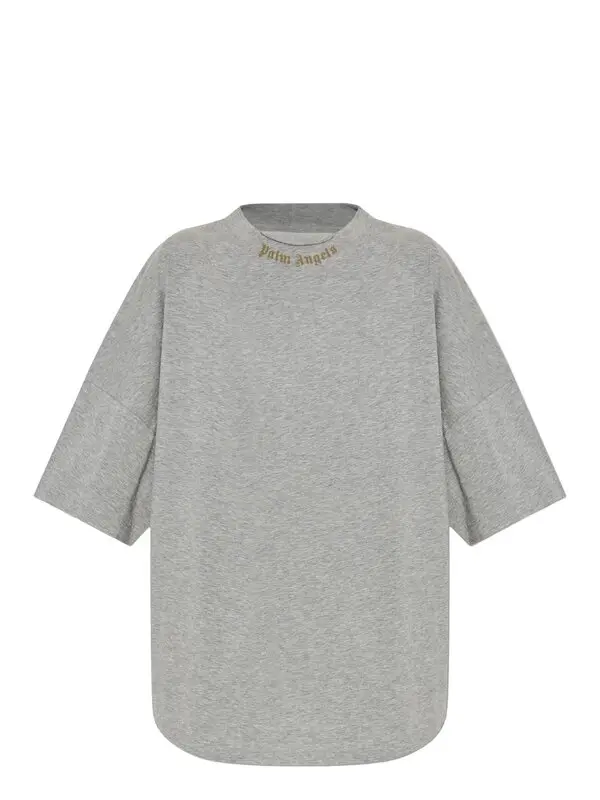 Palm Angels Vintage Effect T-shirt - Grey