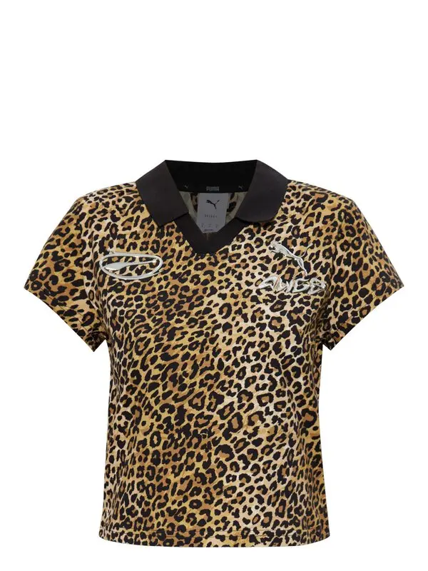 PUMA X A$ap Rocky Leopard Print T-shirt - Beige