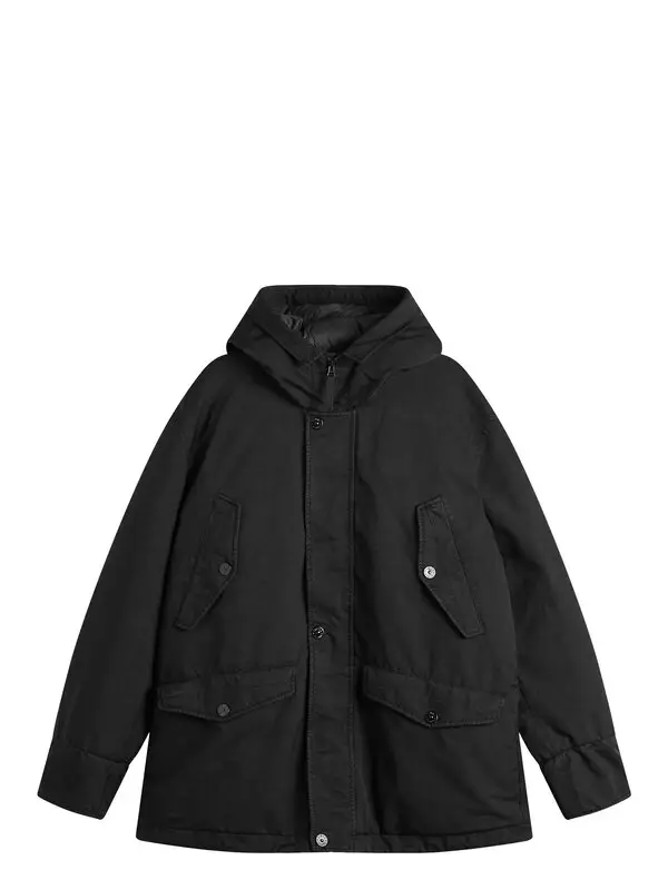 Stone Island Ghost David-tc Parka Jacket - Black